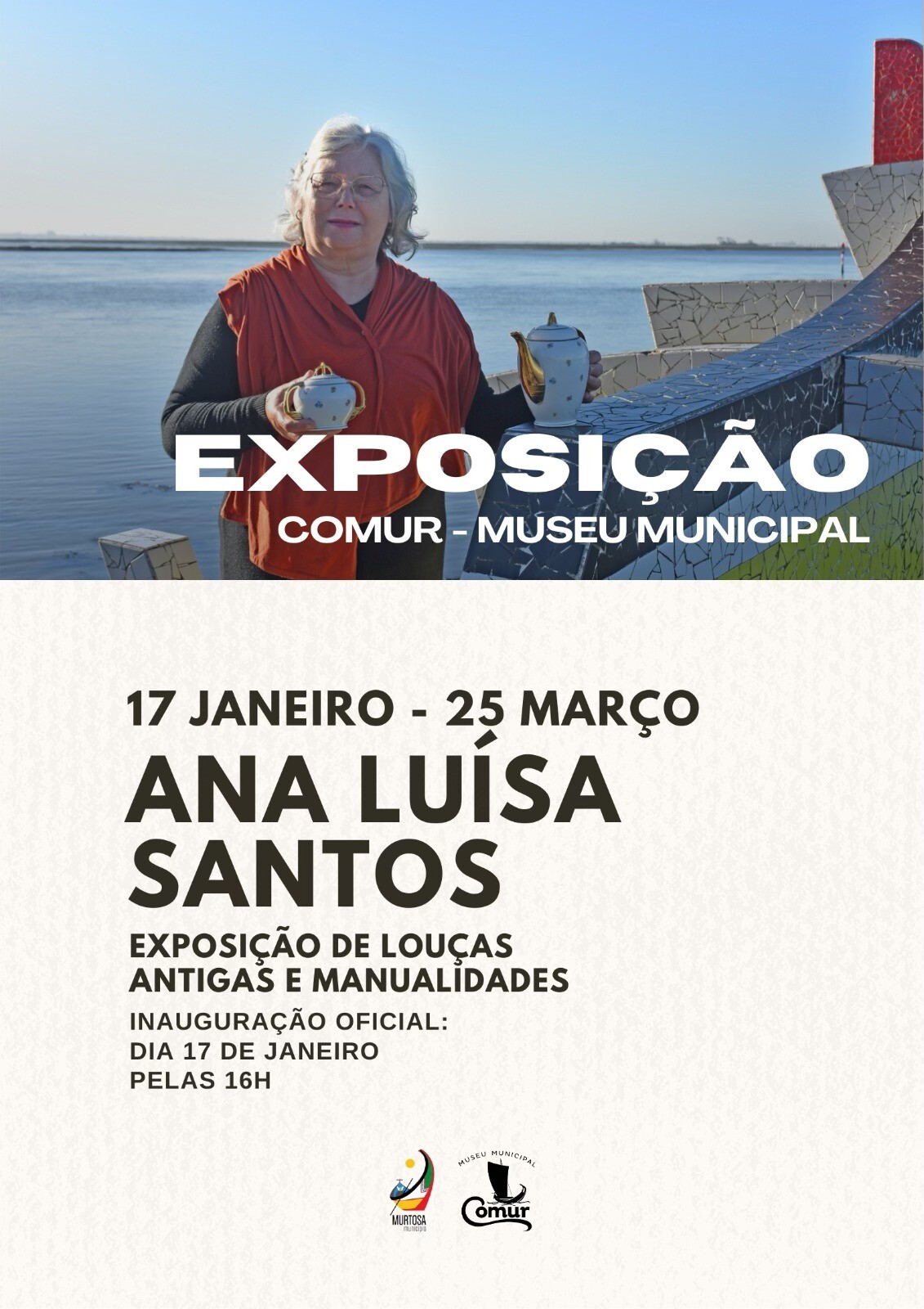 ANA LUÍSA SANTOS MOSTRA MANUALIDADES E LOUÇAS ANTIGAS NA COMUR-MUSEU ...